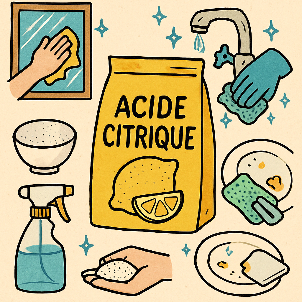 Acide citrique : usages maison et conseils sécurité