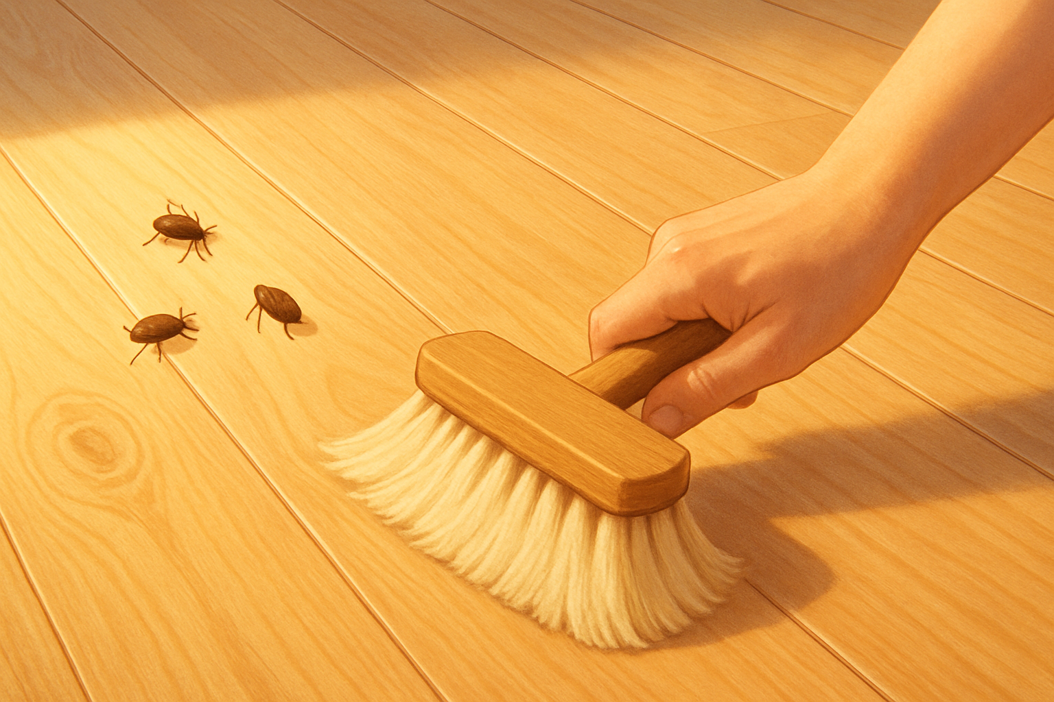 Comment éliminer efficacement les puces de parquet